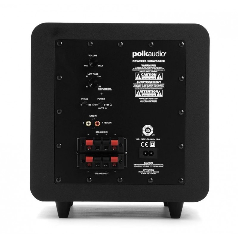 Polk Audio PSW 111 Subwoofer activo de 8" con 150W RMS