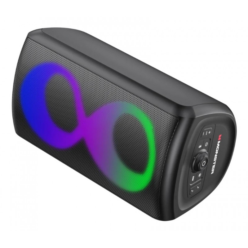 Monster Cycle Altavoz Portátil Con Bluetooth 53 De 80 W Y 2 Micrófonos 8216