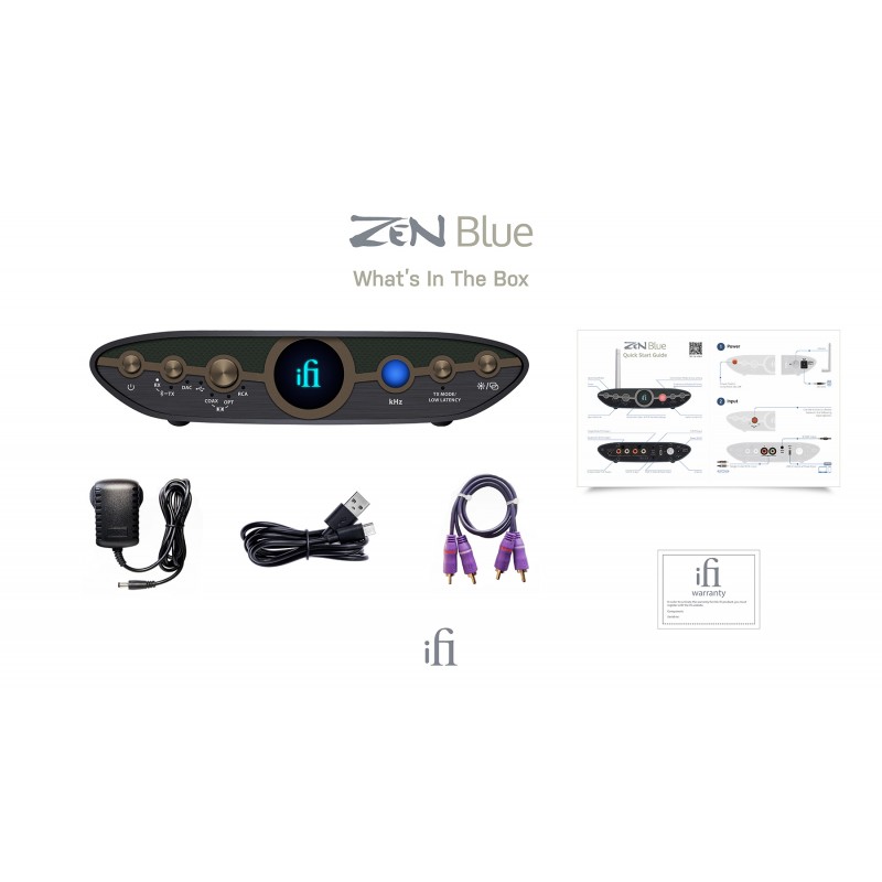 Ifi Audio ZEN Blue 3 Transmisor y Receptor de audio Bluetooth con aptX ...