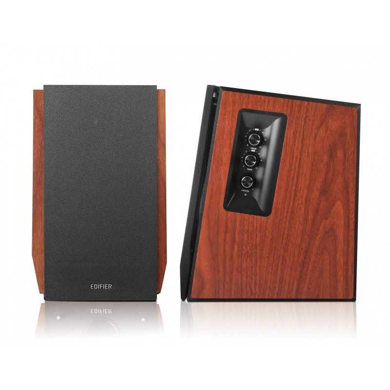 Edifier R1700BT Parlantes activos de estantería con Bluetooth 5.1 (Brown)