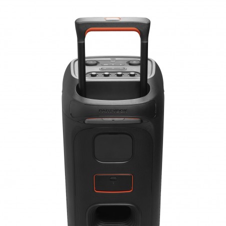 JBL PartyBox Stage 320 Parlante activo portátil para fiestas con ruedas